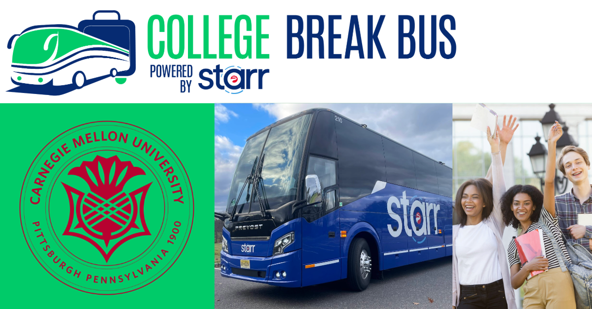 Carnegie Mellon Break Transportation - College Break Bus