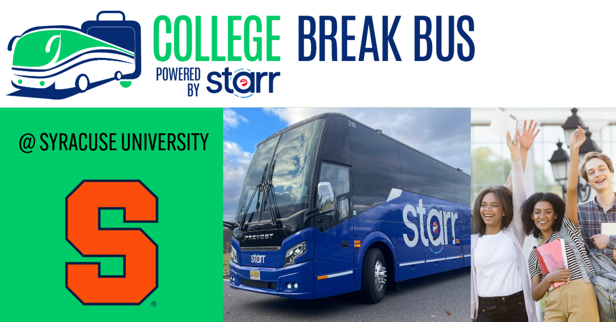 Syracuse University Break Transportation - College Break Bus