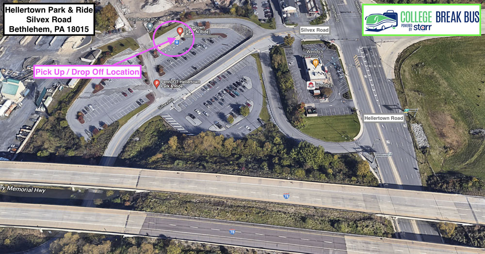 Penn State University Break Transportation - College Break Bus